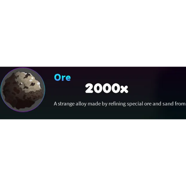 2000x Ore - Project Slayers - Other Game Item - Gameflip