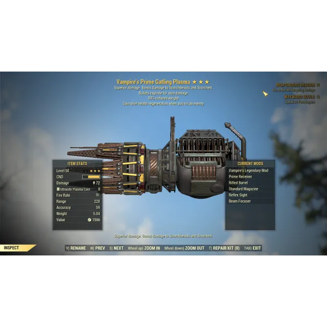 10x Explosive Flamer Gatling Plasma Bundle [AAE, BE, QE, TSE, VE.JE ...