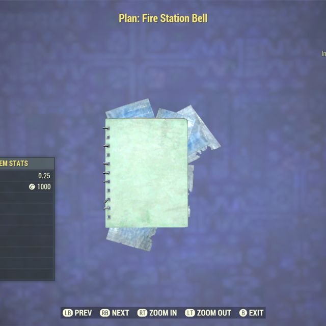 Plan | Fire Station Bell Plan - Game Items - Gameflip