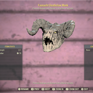 Weapon | Fasnacht Deathclaw Mask - Game Items - Gameflip
