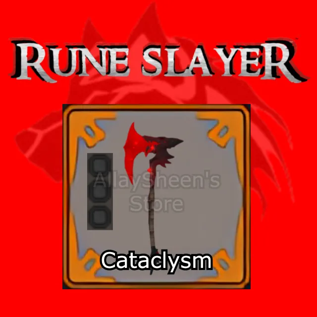 Cataclysm ( 3 Rune Slot ) - Rune Slayer - Game Item - Gameflip