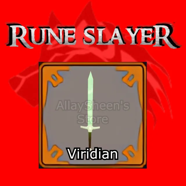 Viridian - Rune Slayer - Game Item - Gameflip