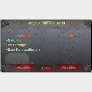 Royal Hollow's Outfit - Peroxide - Game Items - Gameflip