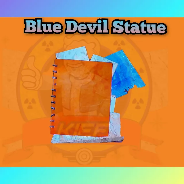 🐺Blue Devil Statue Plan🐺 - Fallout 76 Game Item - Gameflip