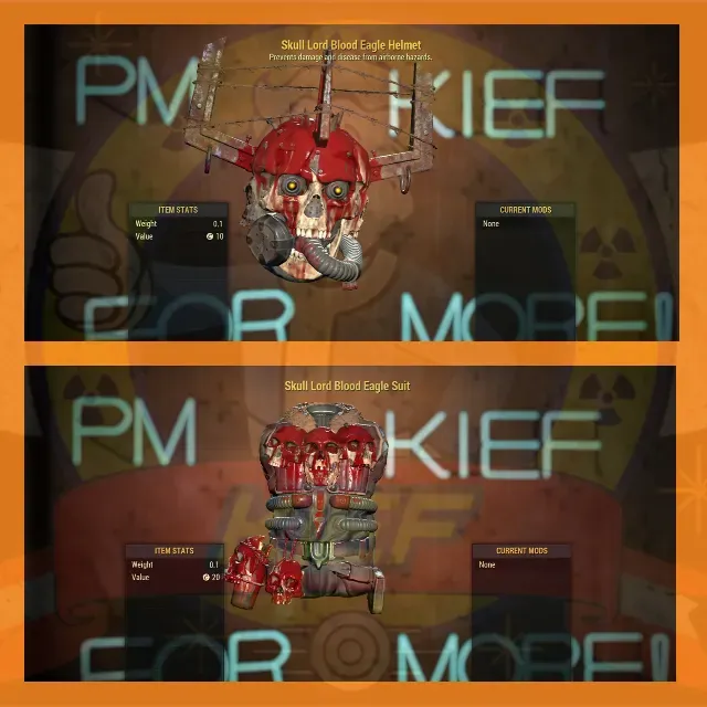 Skull Lord Blood Eagle Suit - Fallout 76 Game Item - Gameflip