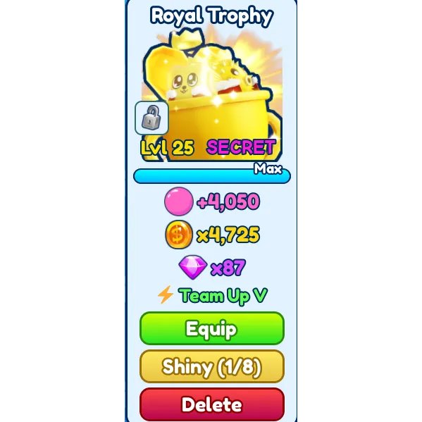 Royal Trophy (BGSI) - Game Item - Gameflip