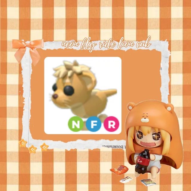 NFR lion cub | affordable adopt me adm neon fly ride pet! - Adopt Me ...