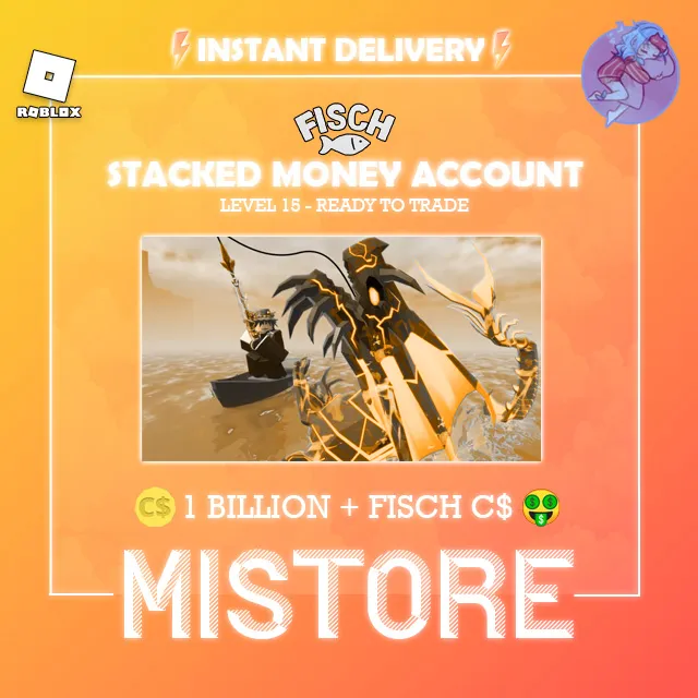 FISCH 1 BILLION C$ MONEY ACCOUNT - Fisch Game Account - Gameflip