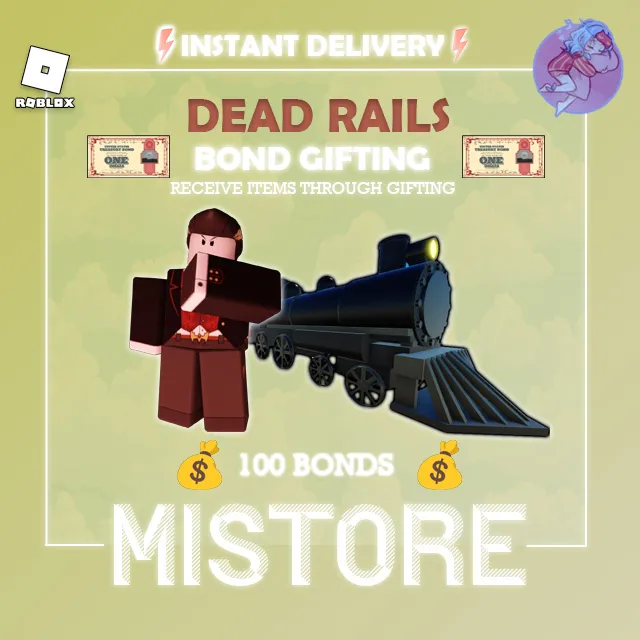 100 BONDS - DEAD RAILS BOND GIFTING - Dead Rails Game Item - Gameflip