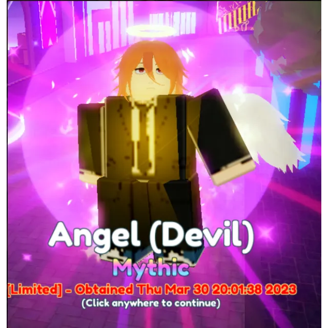 Anime Adventures | Angle ( Devil ) - Anime Adventure Game Item - Gameflip