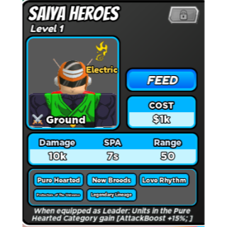 ASTD: SAIYA HEROES - Game Items - Gameflip