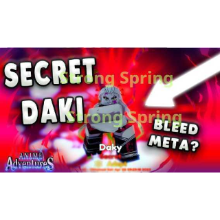 Anime Adventures0 : DAKI - Game Items - Gameflip