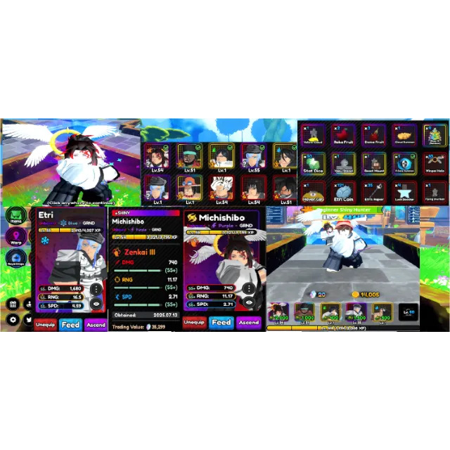 #051 All Star Tower Defense X (ASTD X) Account | SHINY Michishibo ...