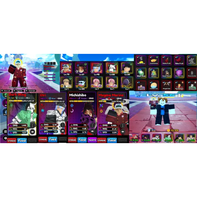 #084 🔥All Star Tower Defense X (ASTD X) | Super Meta Account Lvl 56 : 3 Unbound Units : All Star ...