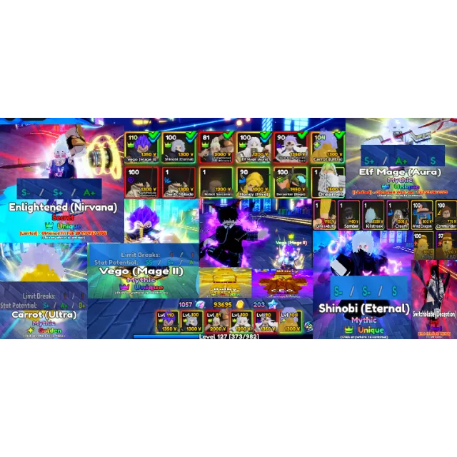 #105 Anime Adventures Anime Adventures Super META , GOAT ACCOUNT : x4 ...