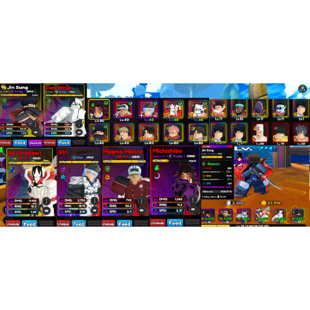 #074🔥All Star Tower Defense X (ASTD X) | Super Meta Account Lvl 74 ...