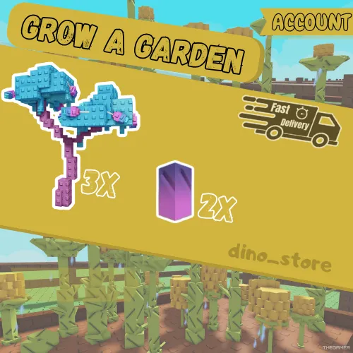 3x candy blossom tree + 2x moon blossom tree - Grow a Garden Game ...