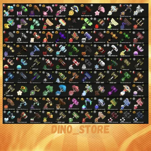 ALL FTF - 103 legendary sets - Flee The Facility Game Items - Gameflip