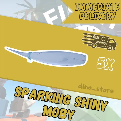 5x Sparkling shiny moby - fisch - Other Game Item - Gameflip