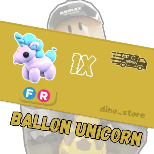 Ballon unicorn FR - adopt me - Adopt Me Game Item - Gameflip