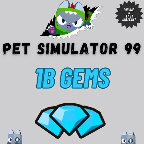 PET SIMULATOR 99 1B GEMS - Pet Simulator 99 Game Item - Gameflip