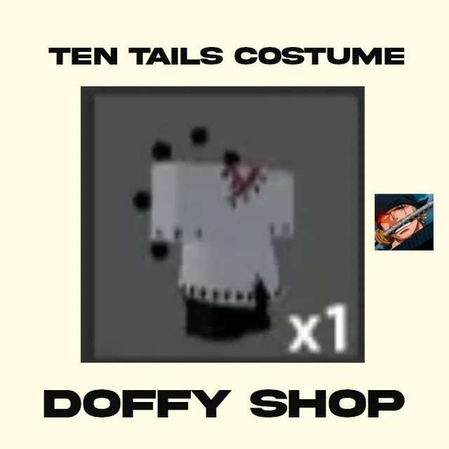 Ten Tails Costume - GPO - Grand Piece Online Game Items - Gameflip