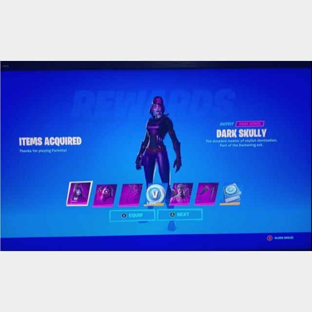 Fortnite Dark skully bundle - Game Items - Gameflip