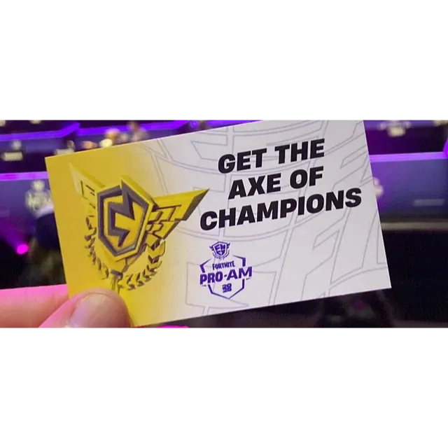 FORTNITE - FNCS AXE OF CHAMPIONS - Fortnite Game Item - Gameflip