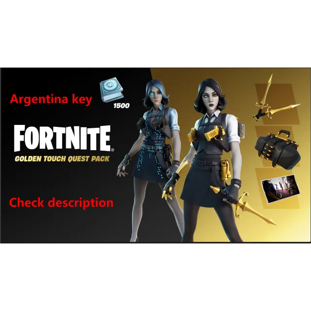 Fortnite Golden Touch Quest Pack - Fortnite Game Items - Gameflip