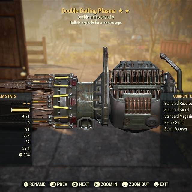 Weapon | DoubleExp Gatling Plasma - Game Items - Gameflip