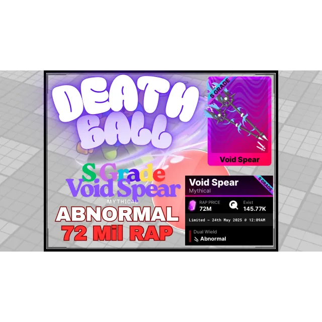Death Ball | S Grade void spear - Roblox Game Item - Gameflip