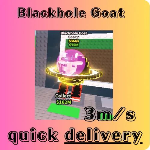 Steal a Brainrot 3m/s Blackhole Goat | quick delivery - Roblox Game ...