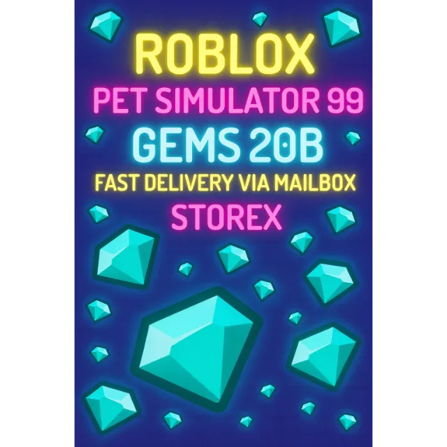 ps99 gems ( 20b ) - Pet Simulator 99 Game Item - Gameflip