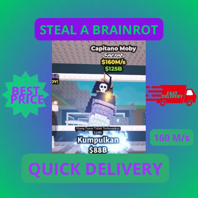 CAPITANO MOBY - Steal a Brainrot Game Item - Gameflip