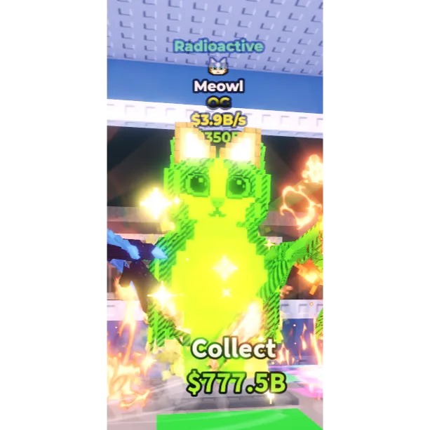 Radioactive Meowl 3.9B/s - Steal a Brainrot - Steal a Brainrot Game ...