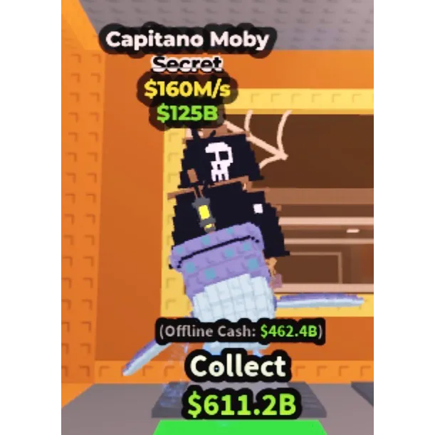 Capitano Moby 160M/s-Limited Stock - Steal a Brainrot Game Item - Gameflip