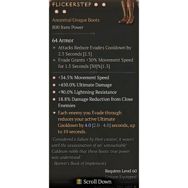 S7 4GA flickerstep special affix max roll 4 Diablo 4 - Diablo IV Game ...