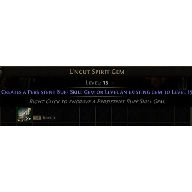 5x Uncut Spirit Gem Level 15 Path of Exile 2 Rise of the Abyssal SC The ...
