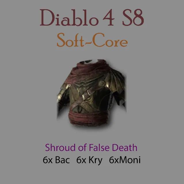 S8 Rune set for Shroud of False Death Diablo 4 - Diablo IV Game Item - Gameflip