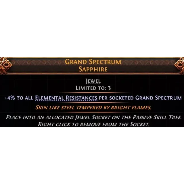 Path of Exile 2 Early Access Softcore Grand Spectrum Sapphire - Diablo ...