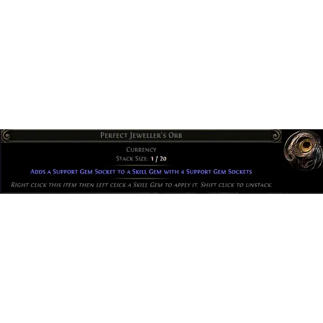 x400 Perfect Jeweller's Orb Path of Exile 2 Fate of the Vaal SC POE 2 ...