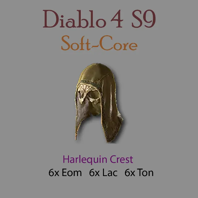 S9 Rune set for Harlequin Crest Diablo 4 - Diablo IV Game Item - Gameflip