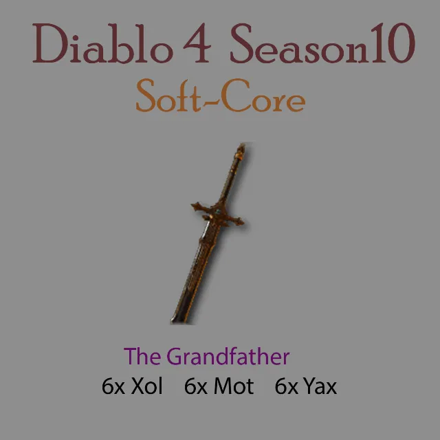 S10 Rune set The GrandFather Diablo 4 - Diablo IV Game Item - Gameflip