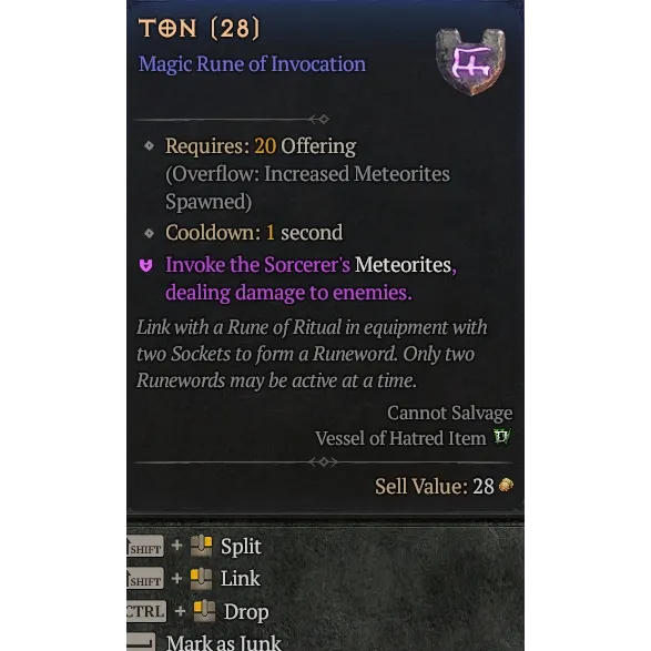 Season 6 // Rune Ton x6 Diablo 4 - Diablo Franchise Game Items - Gameflip