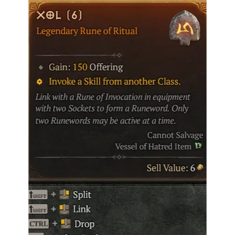 S9 Rune x3 xol Diablo 4 - Diablo IV Game Item - Gameflip