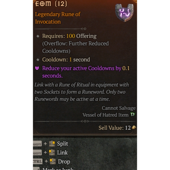 Season 7 / / Rune Eom x6 Diablo 4 - Diablo IV Game Item - Gameflip