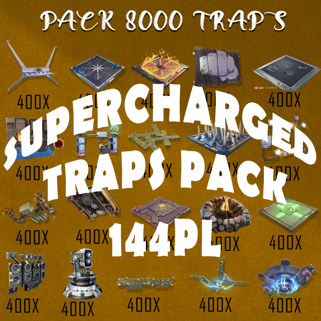 Supercharged 144 Traps - Vật phẩm ảo - Gameflip