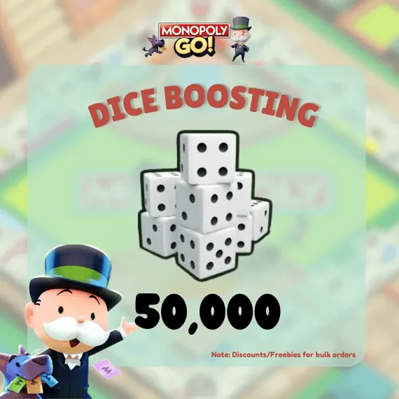 Dice Boosting - Monopoly GO! - Monopoly Go! Game Item - Gameflip