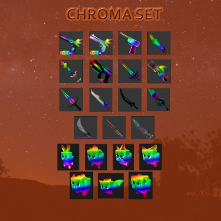 Weapon | Full Chroma Set MM2 - Game Items - Gameflip