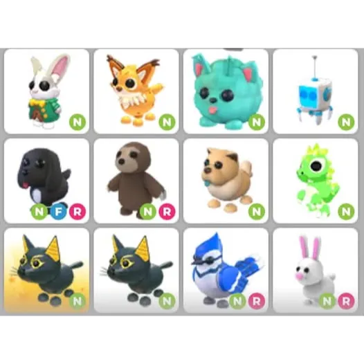 ADOPT ME BUNDLE 12X - Roblox Game Item - Gameflip
